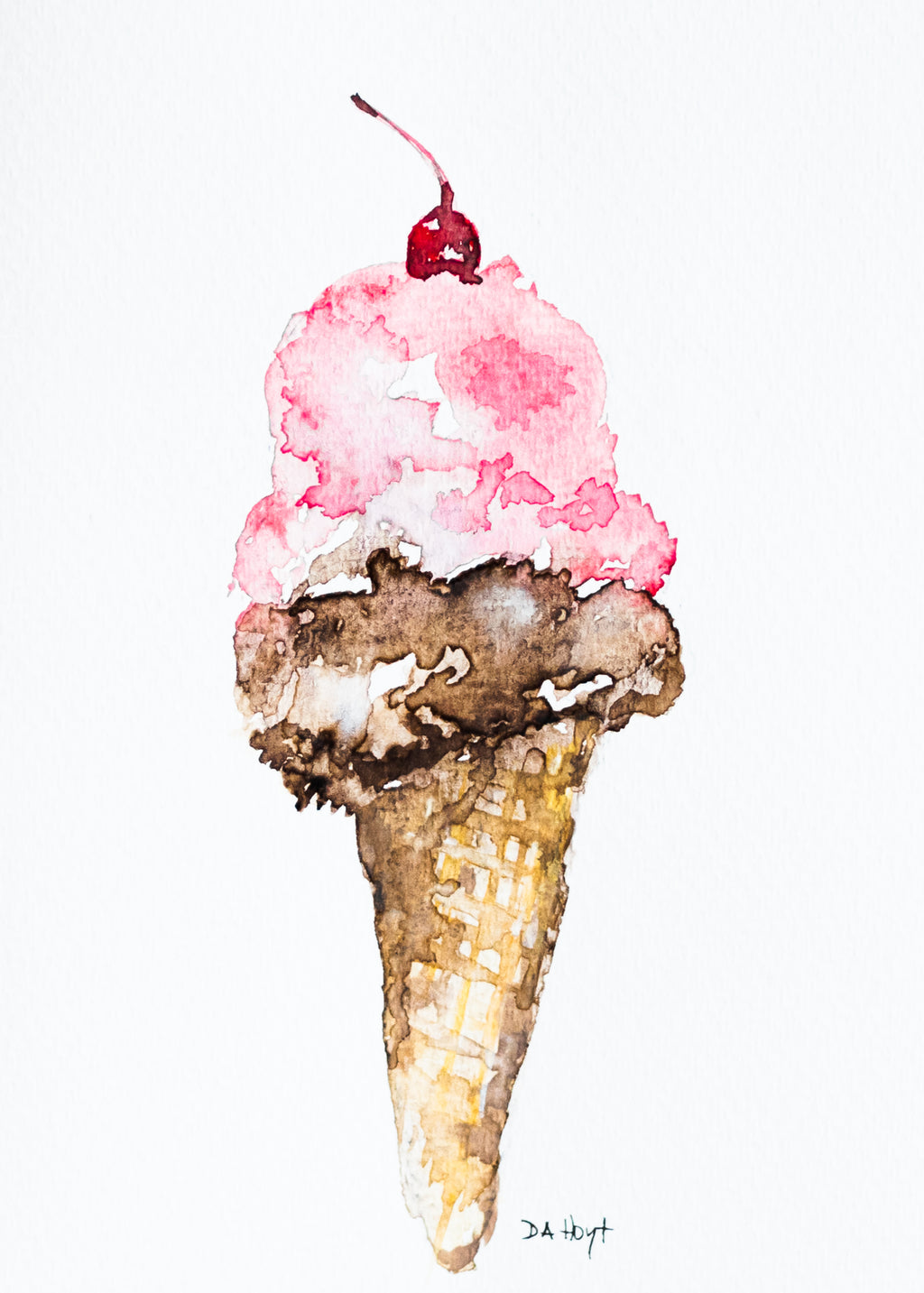 Ice Cream Cone - Greeting Card – Lindenbrook Shoppe