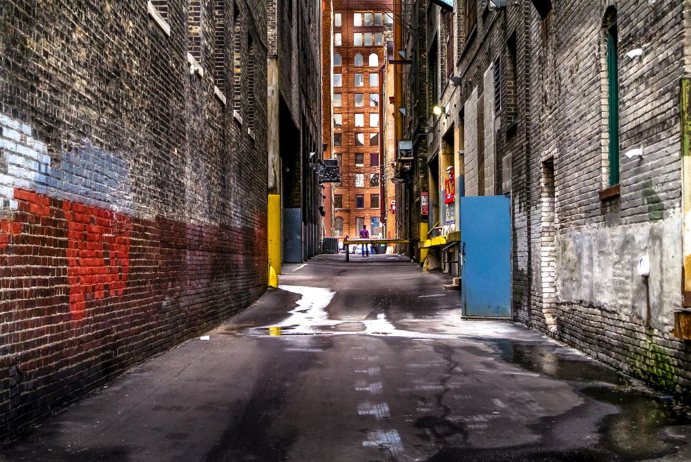 Minneapolis Alleyway - Greeting Card – Lindenbrook Shoppe